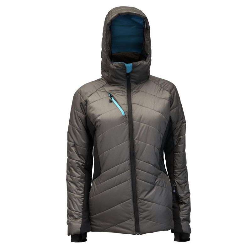 Parka Absolute Zero Thinsulate Mujer Gris/Negro Z-9100 - Treck CL