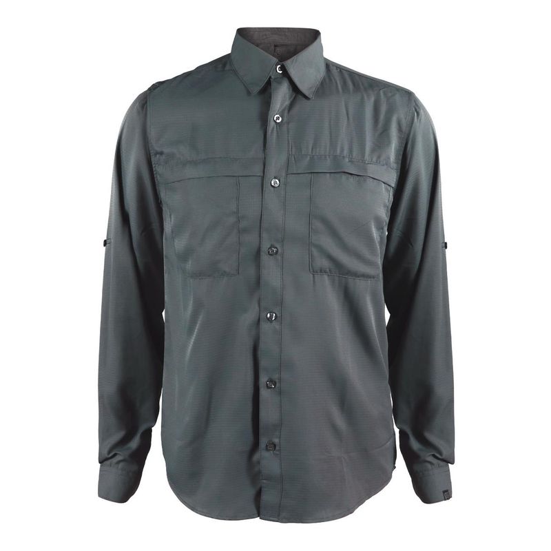 Camisa Lightwind H2100 Poliester Gris - Treck CL