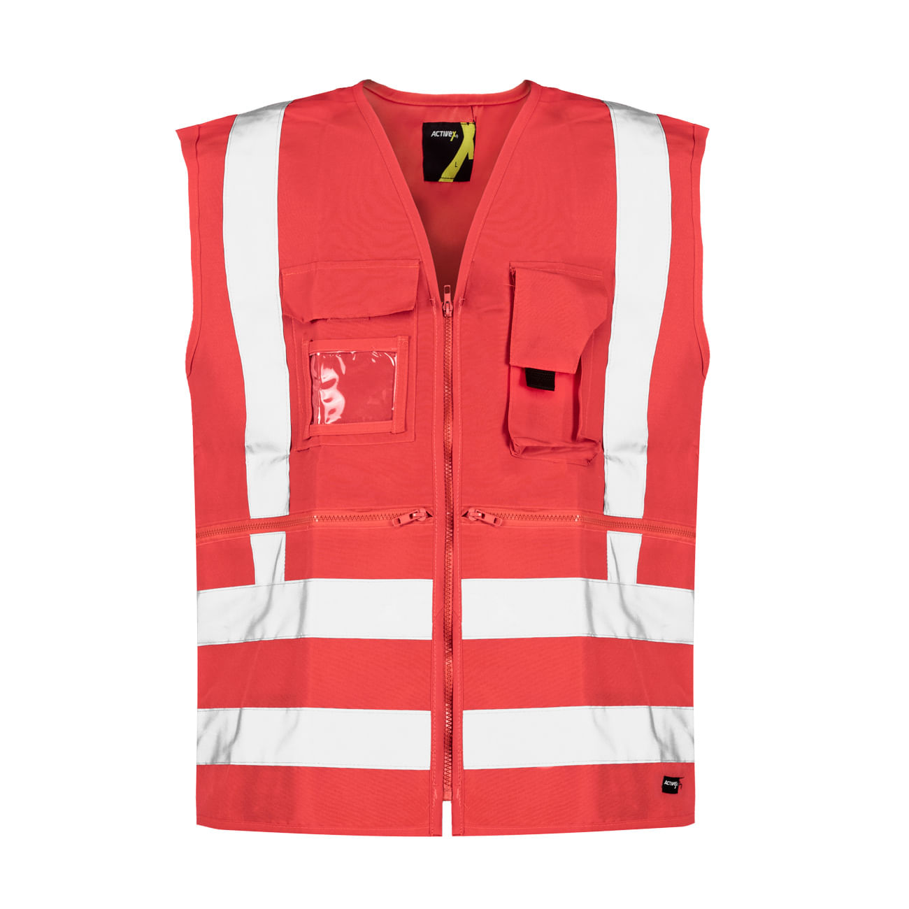 Chaleco Geologo Activex Rojo Alta Visibilidad Gard - Treck CL