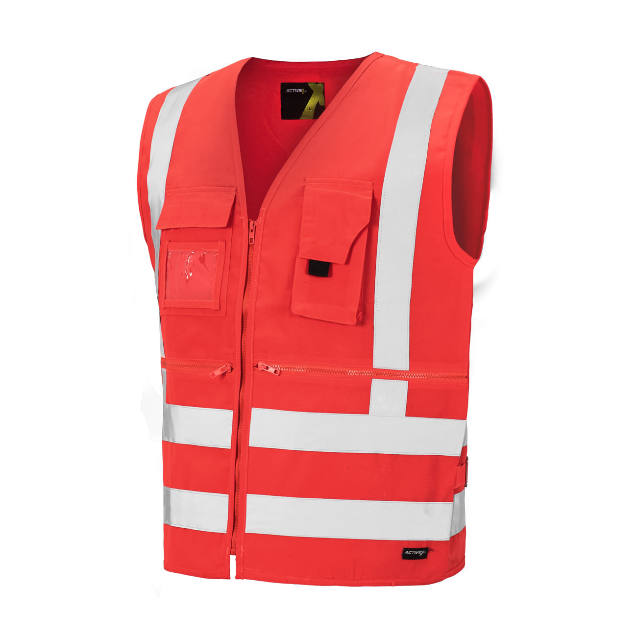 Chaleco Geologo Activex Rojo Alta Visibilidad Gard - Treck CL