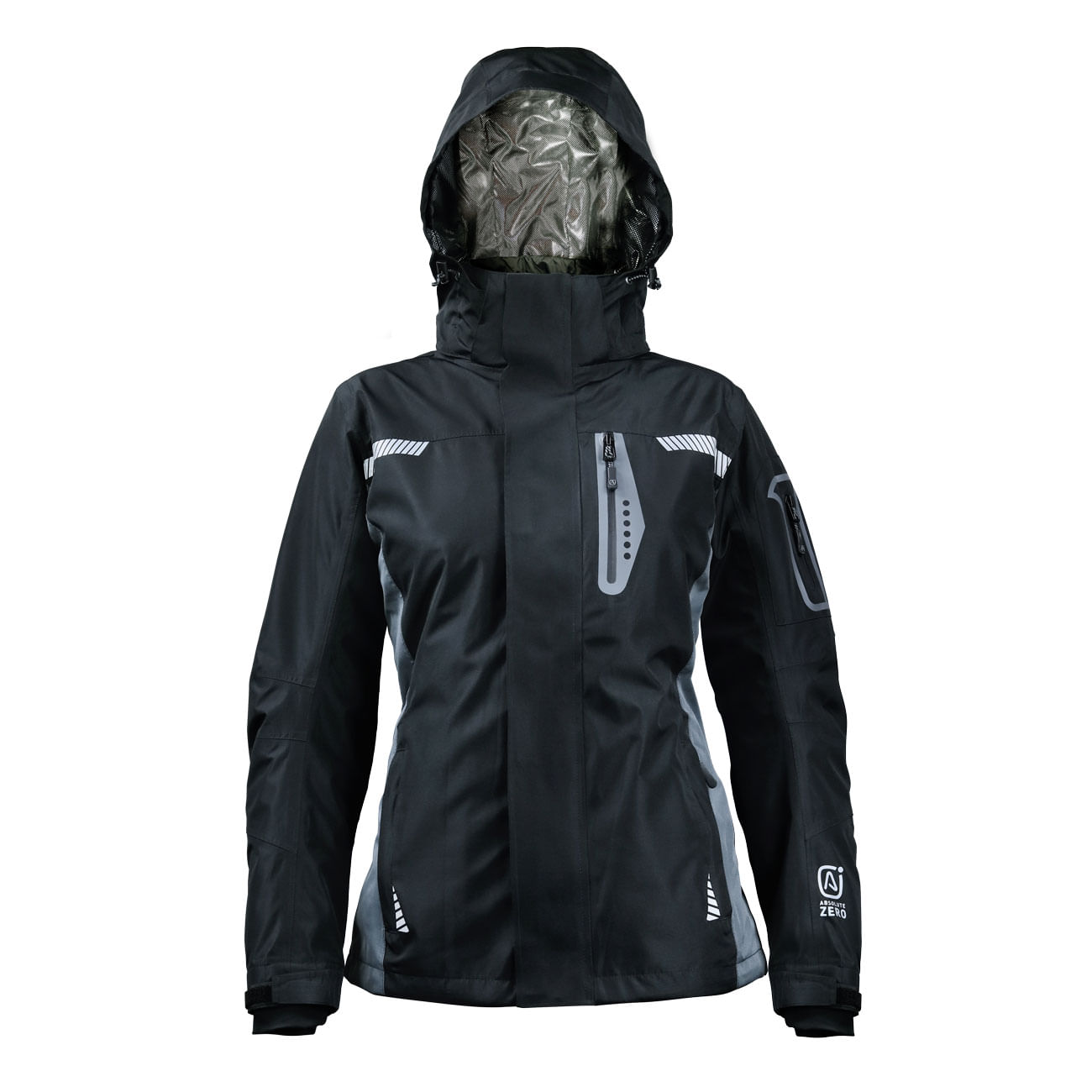 Parka Absolute Zero impermeable Mujer 3 en 1 Negro Z-8100 - Treck CL
