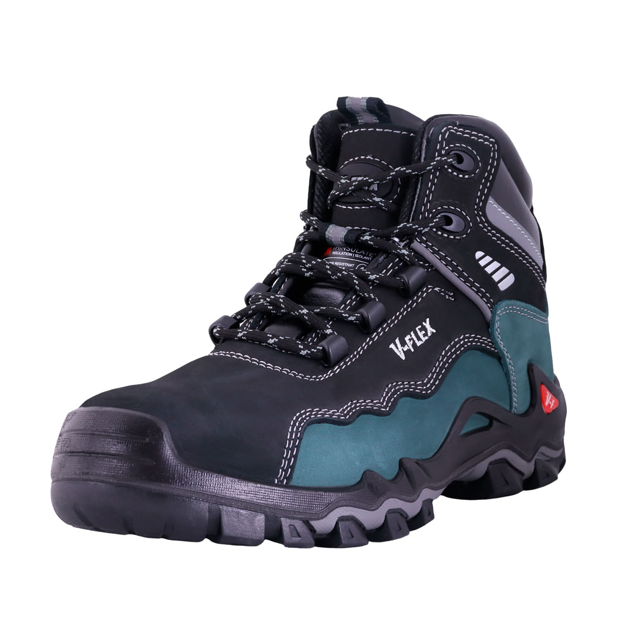 Botín VFlex Thinsulate V15 Negro/Azul - Treck CL