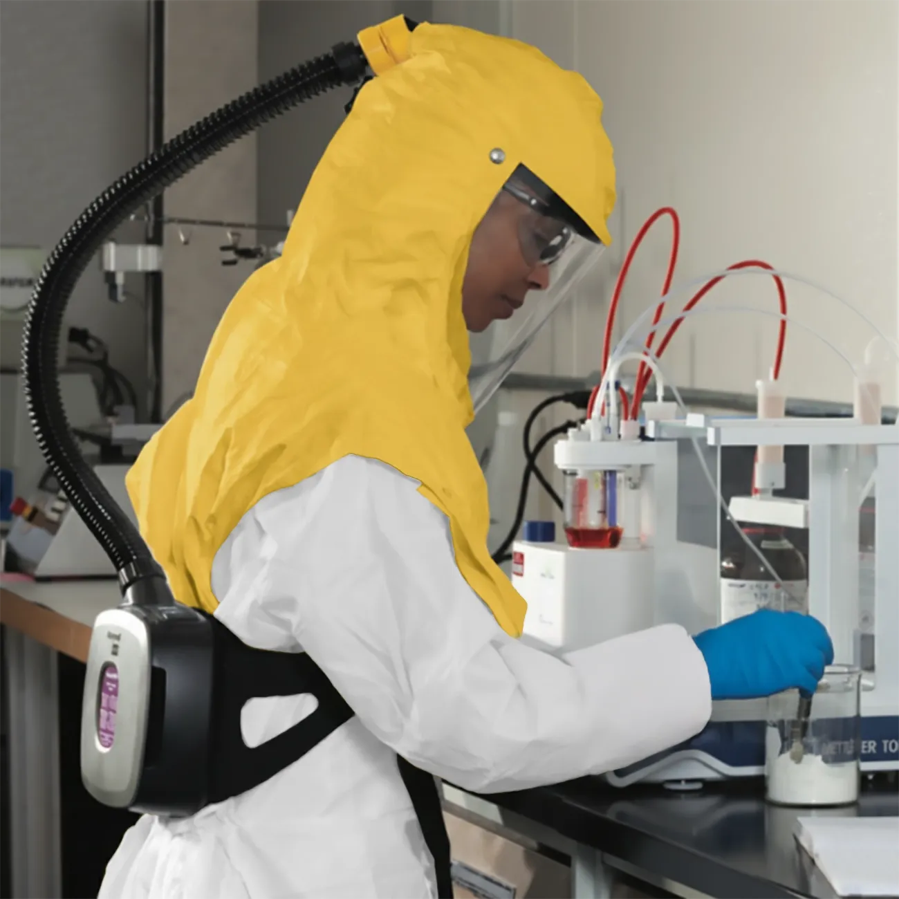 Equipo Honeywell PAPR Primair 9200 C/Capucha Tyvek - Treck CL